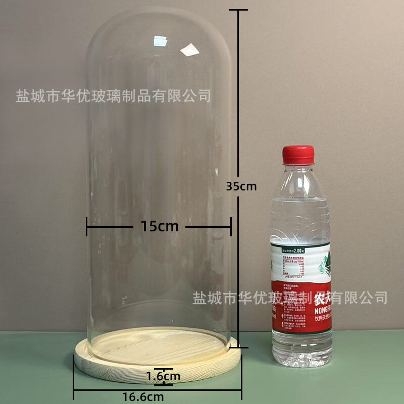 Прямые поставки с фабрики: вечные цветы, сушеные цветы, стеклянная крышка, демонстрационная коробка, пылезащитный чехол, фигурка, ручная модель, стеклянная крышка