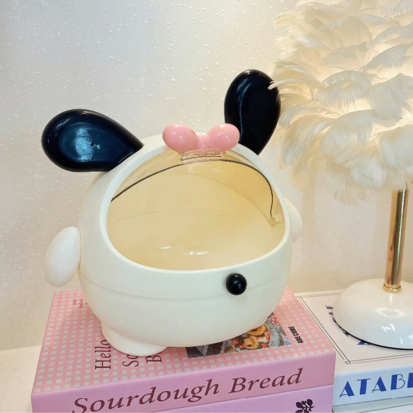 Креативная коробка для аксессуаров для волос 2026 года, большая настольная пылезащитная коробка для хранения детских резинок и аксессуаров для волос.