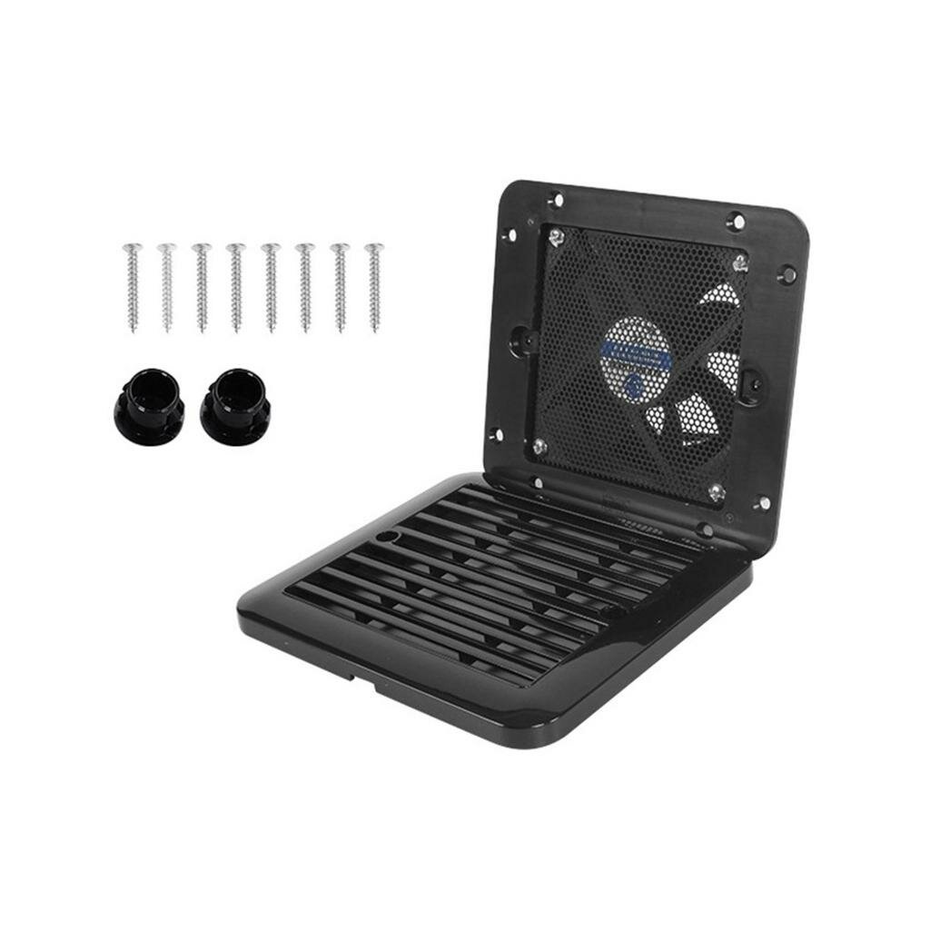 Вытяжной вентилятор 12 В, 4,8 Вт для автофургонов и лодок, Черный