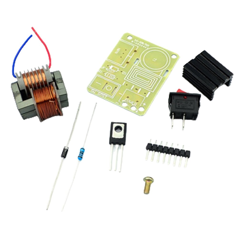 Модернизированный Модуль Катушек генератора DIY Установочный Комплект для Высокочастотного Выхода 15 КВ