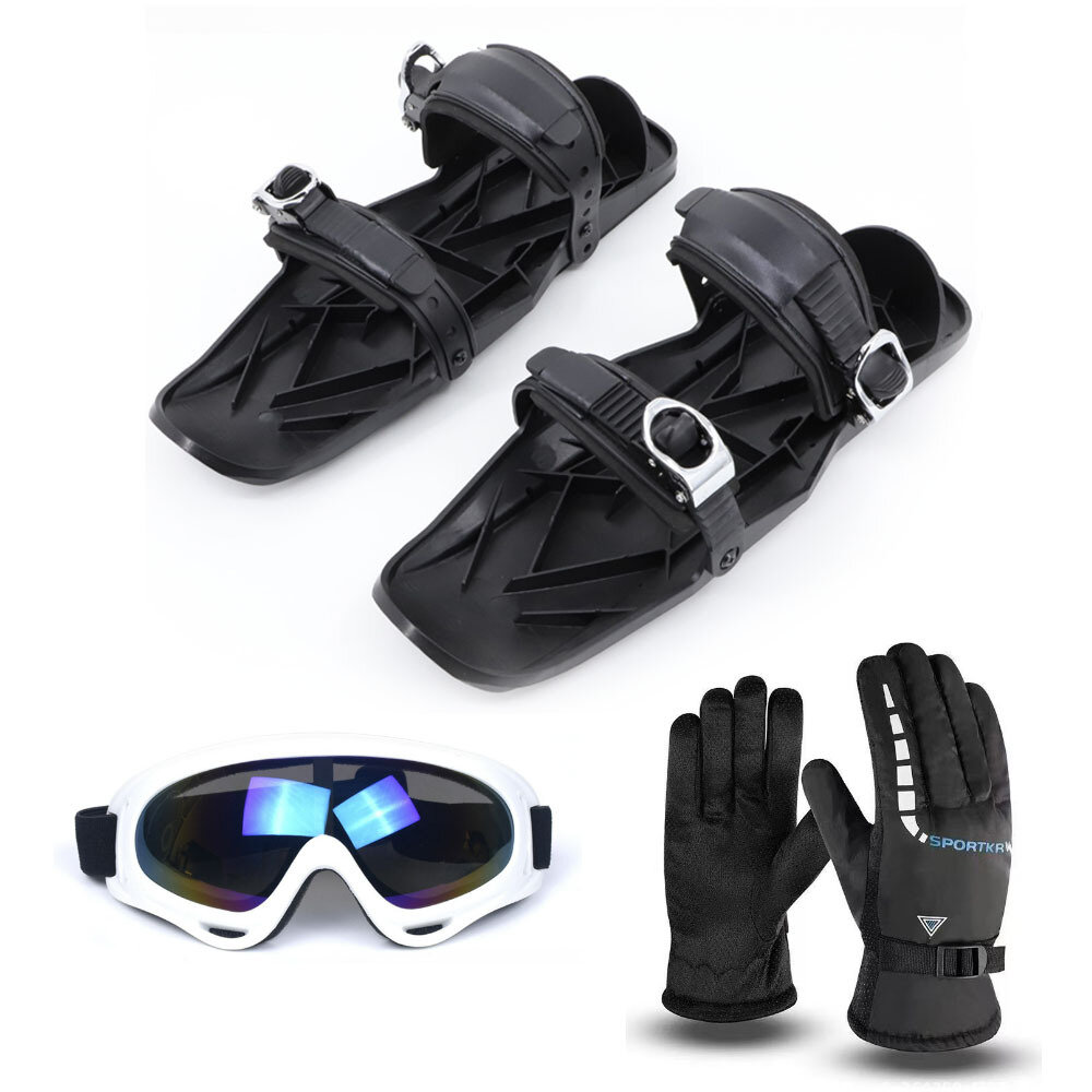 2026 Новейшие мини-лыжи для фристайла, сноуборд, мини-лыжные ботинки, сноуборд, снежные игры, снежное оборудование, двойная доска