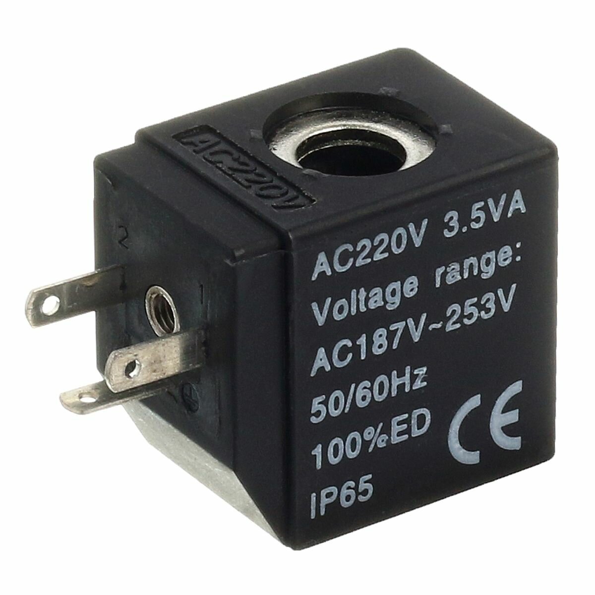 CDA080A Катушка электромагнитного клапана соленоидная Airtac, 220VAC, 8 мм, для распределителей серии 100