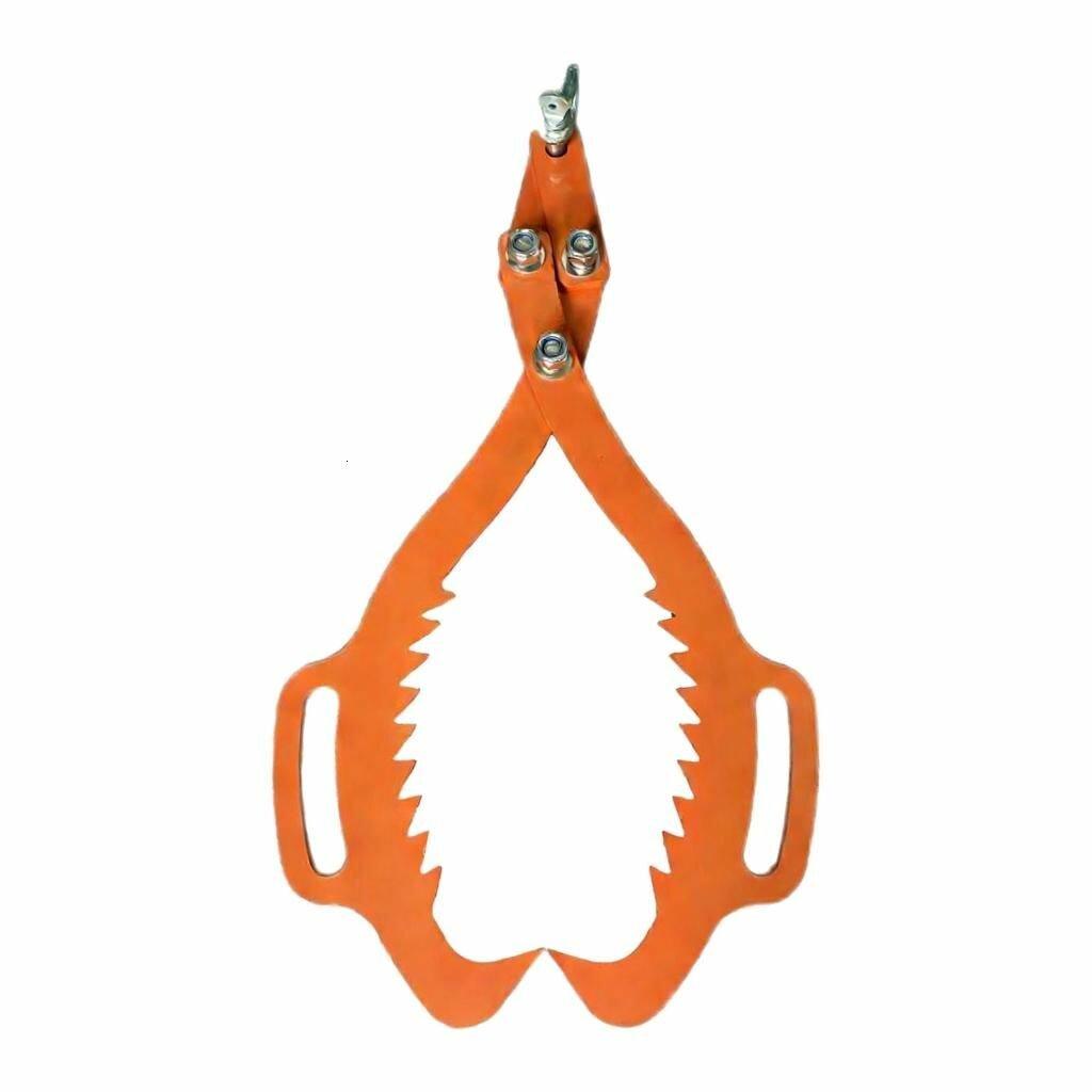 Круглый деревянный зажим с двойным крюком для подъема древесины-крюк из стальной пластины