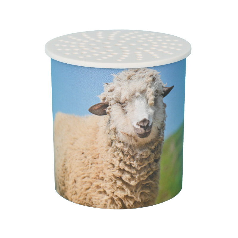 Овца назвала банку с ручным приводом вокальное животное под названием эхолот Net красная игрушечная Корова-обманка под