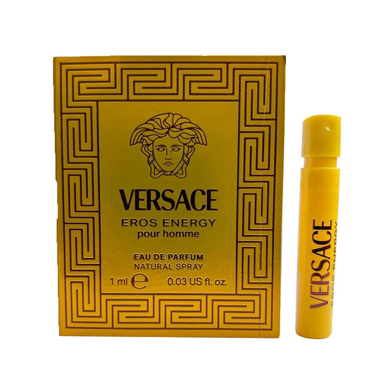 Парфюмерная вода Versace Eros Energy миниатюра 1 мл / Пробник духов Версаче Эрос Энерджи