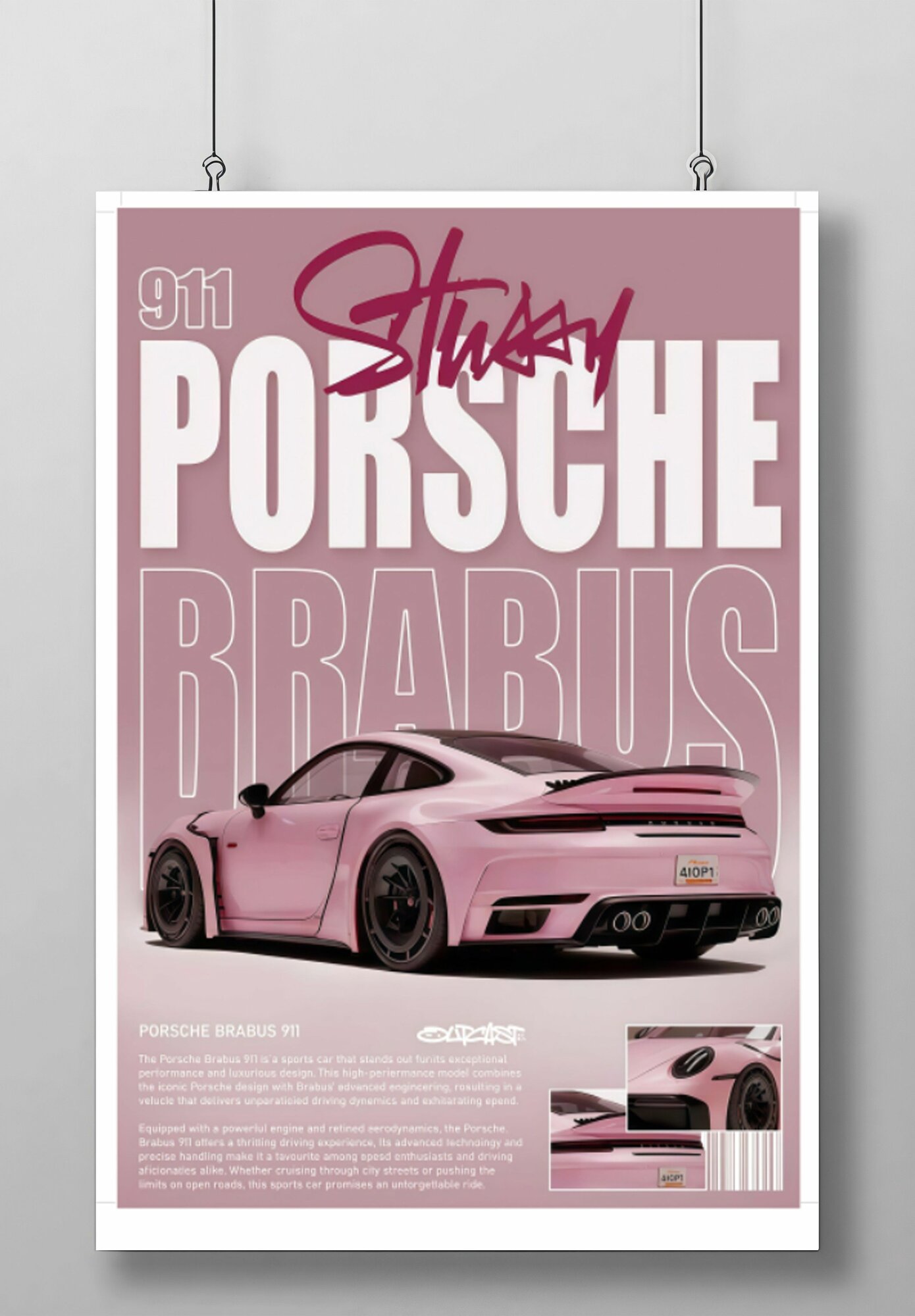 Постер / Плакат Порш (Porsche)