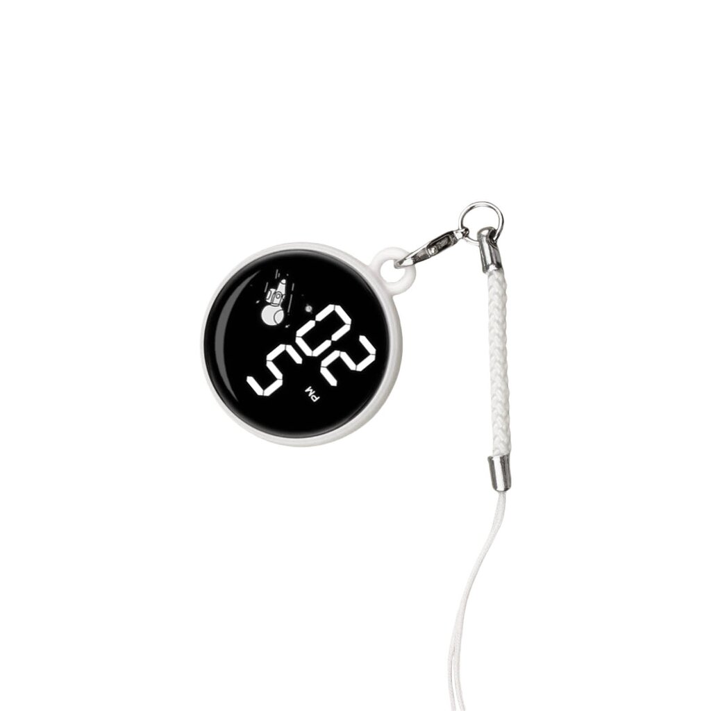 Часы-подвеска с сенсорным экраном, портативные часы-брелки, детские цифровые часы для крепления к рюкзаку или ремню.