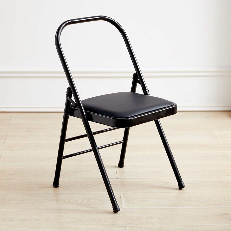 Стул для йоги, профессиональный универсальный стул для пилатеса в стиле Айенгар, с поверхностью из полиуретана, для домашнего использования, утолщенный, специализированный складной стул.