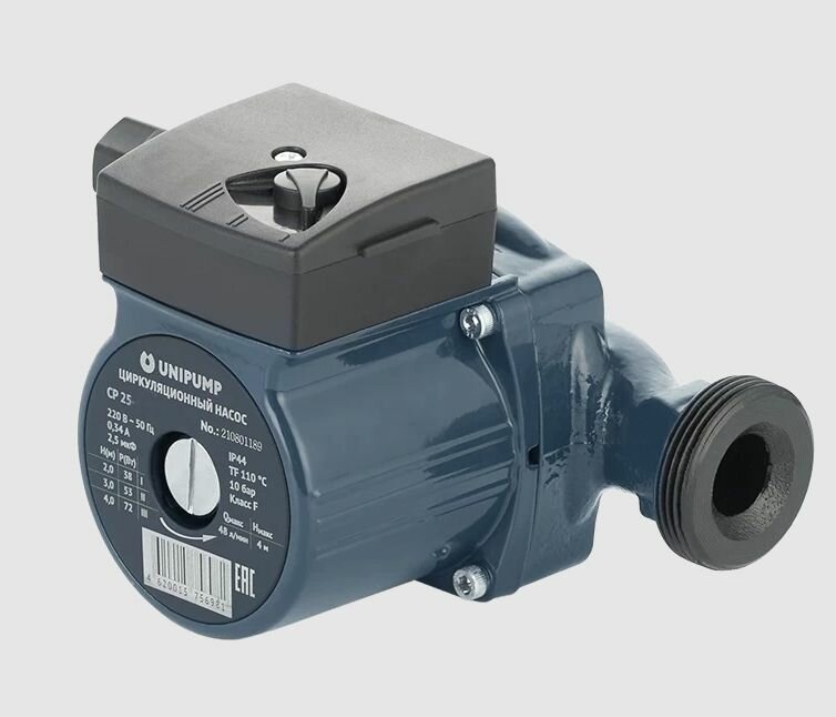 Циркуляционный насос CP 25-60 130 мм, 90 Вт, 6 м, 32 м3/час, 220В Unipump 95046