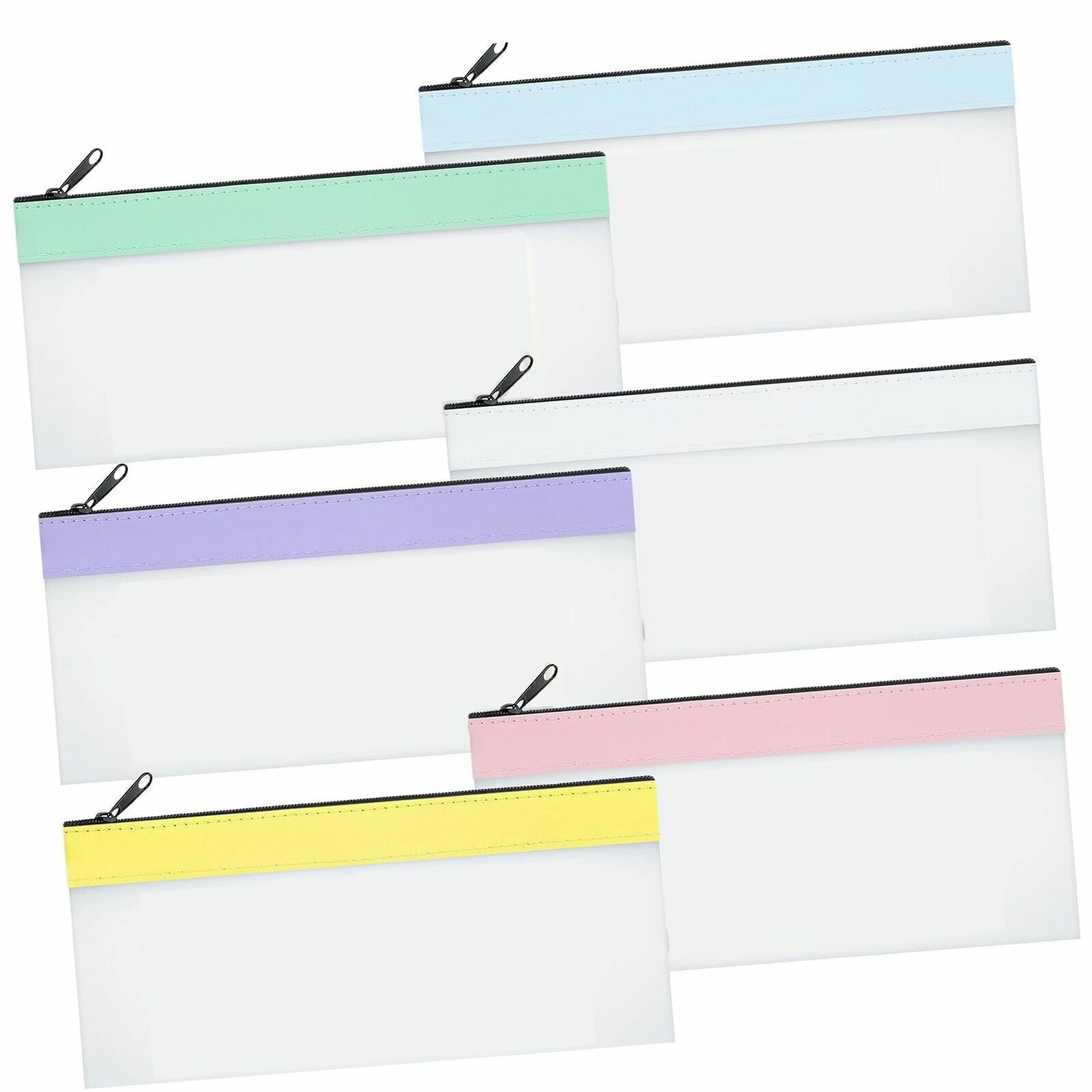 Набор из 4/6 многофункциональных мешочков для денег с молнией 76 37 дюйма