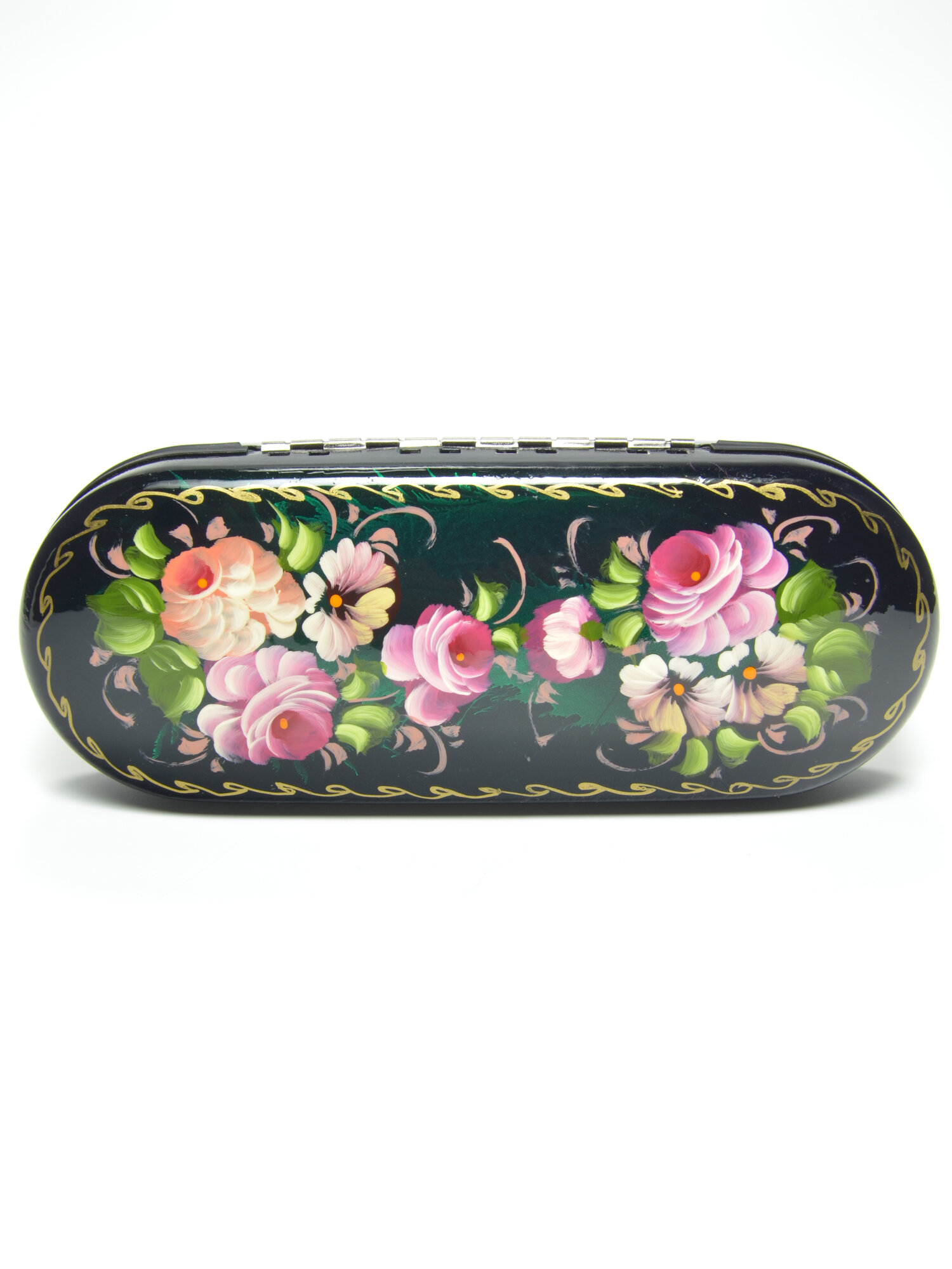 Футляр для очков женский. Пионы. Очечник. Авторская ручная роспись.