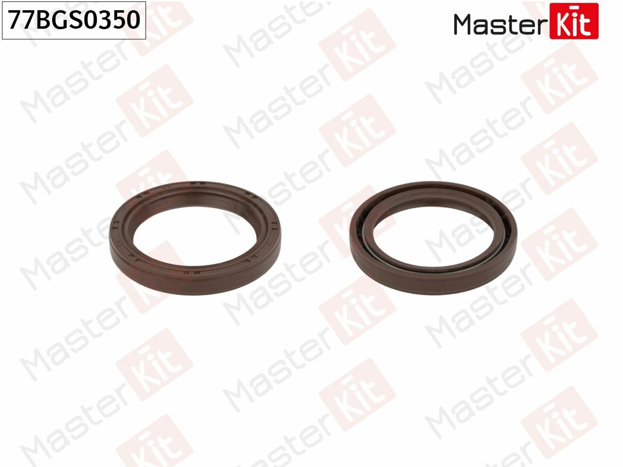 Сальник коленвала передний. Honda Accord, VICKCGCHCivic, VIEJEK 95-03 F18B2F20B3 MasterKit 77BGS0350