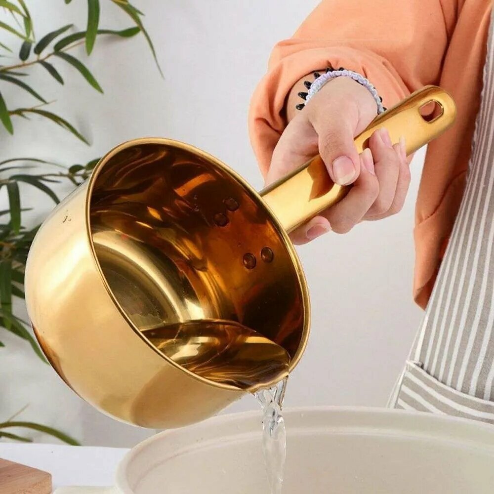 Кухонный ковш, покрытие Без покрытия, 32 см