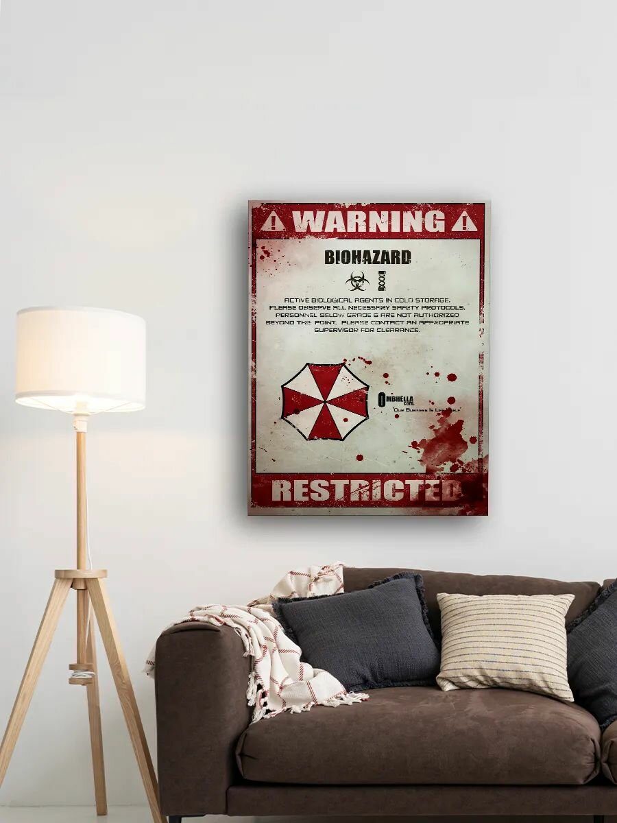 Постер на стену Resident Evil, , плакат 1шт, А3 размер. — фото 1