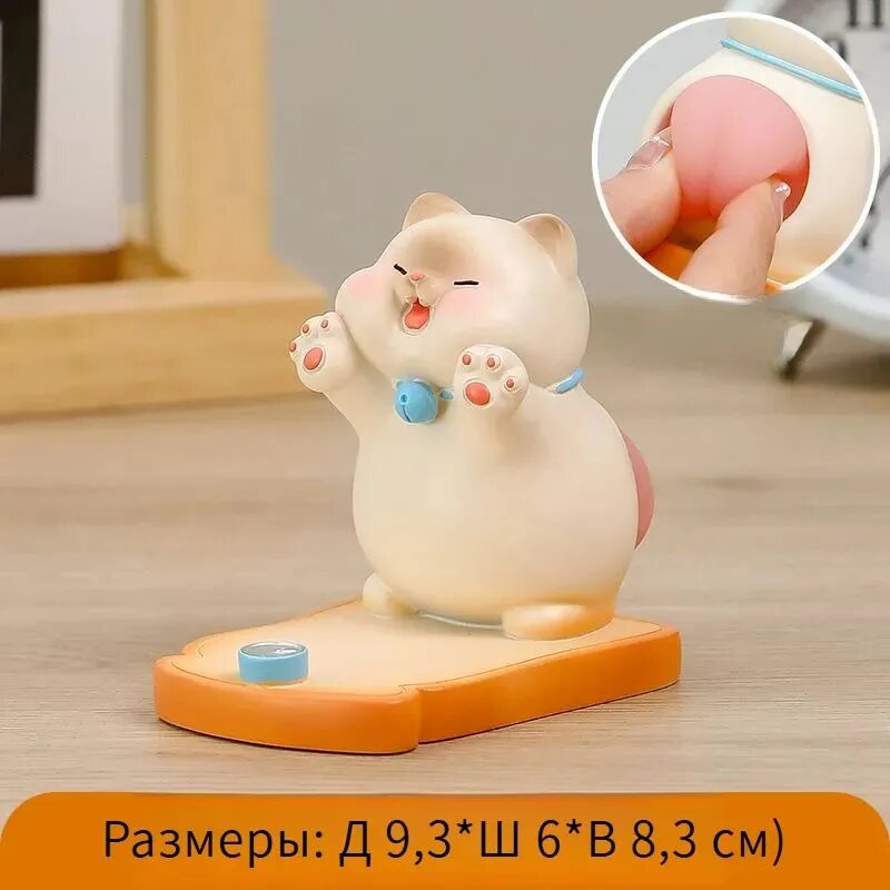 Держатель для мобильного телефона настольный кот/декор стола