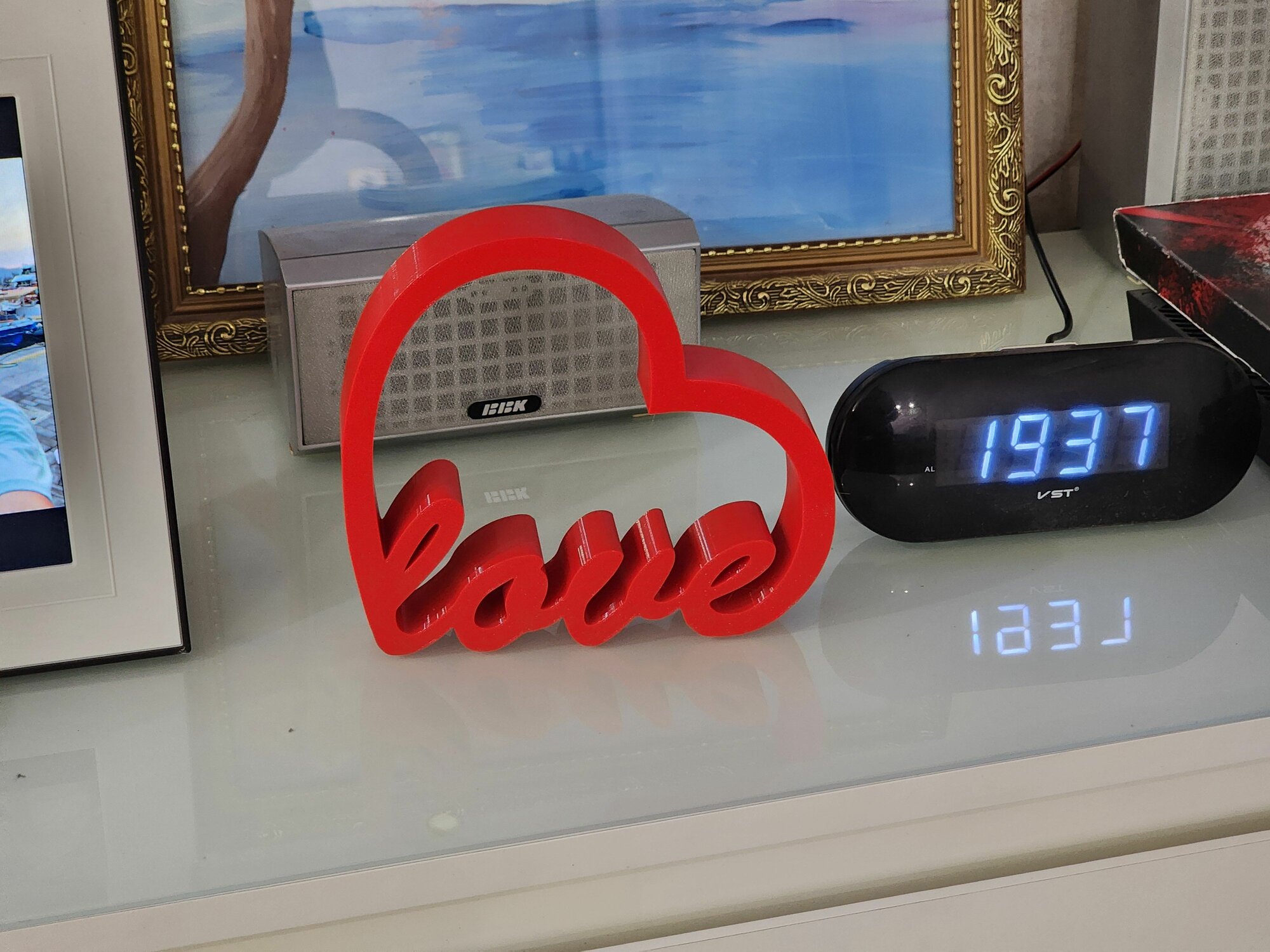 Валентинка декор Love (16см)