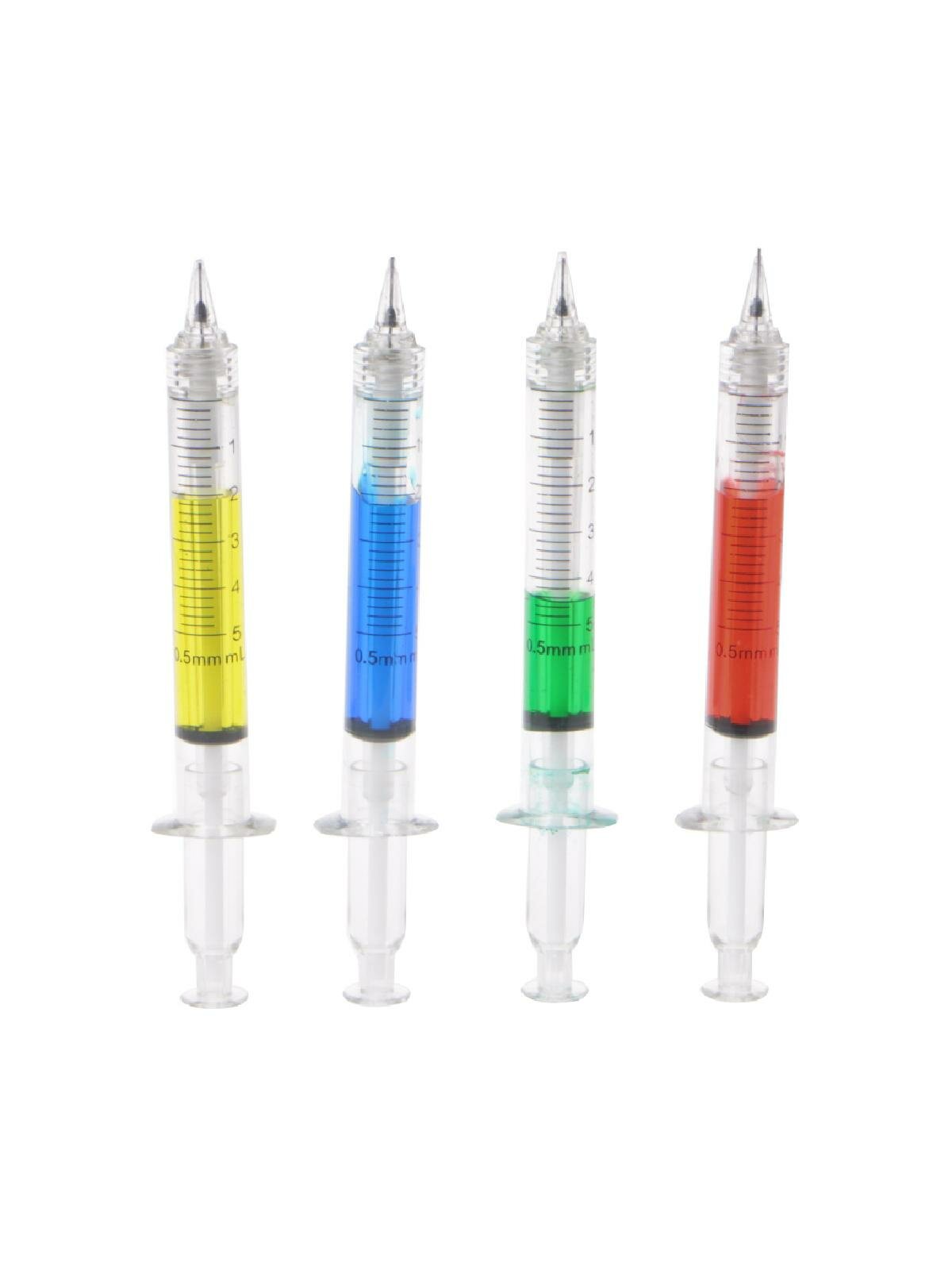 1шт Игольчатая Трубка В Форме Шприца Механический Карандаш Офисные Школьные Канцелярские Принадлежности