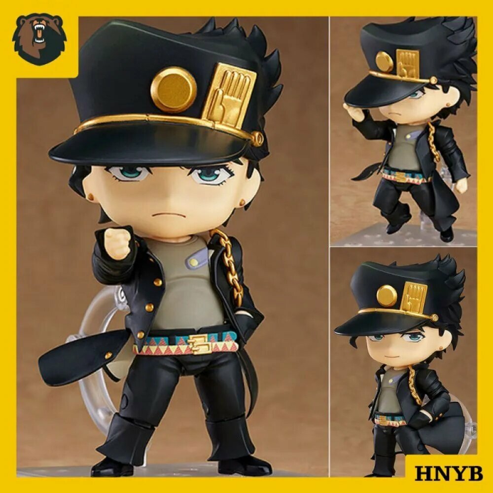 Фигурка Невероятные приключения ДжоДжо Джотаро Куджо / JoJo's Bizarre Adventure Stardust Crusaders Jotaro Kujo Нендороид Подарки для болельщиков (10 см) 985