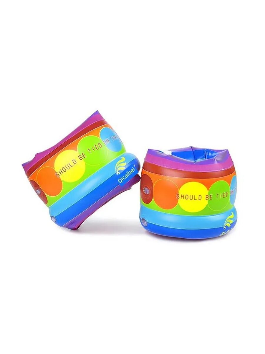 Круглые плавательные нарукавники радуга, взрослые