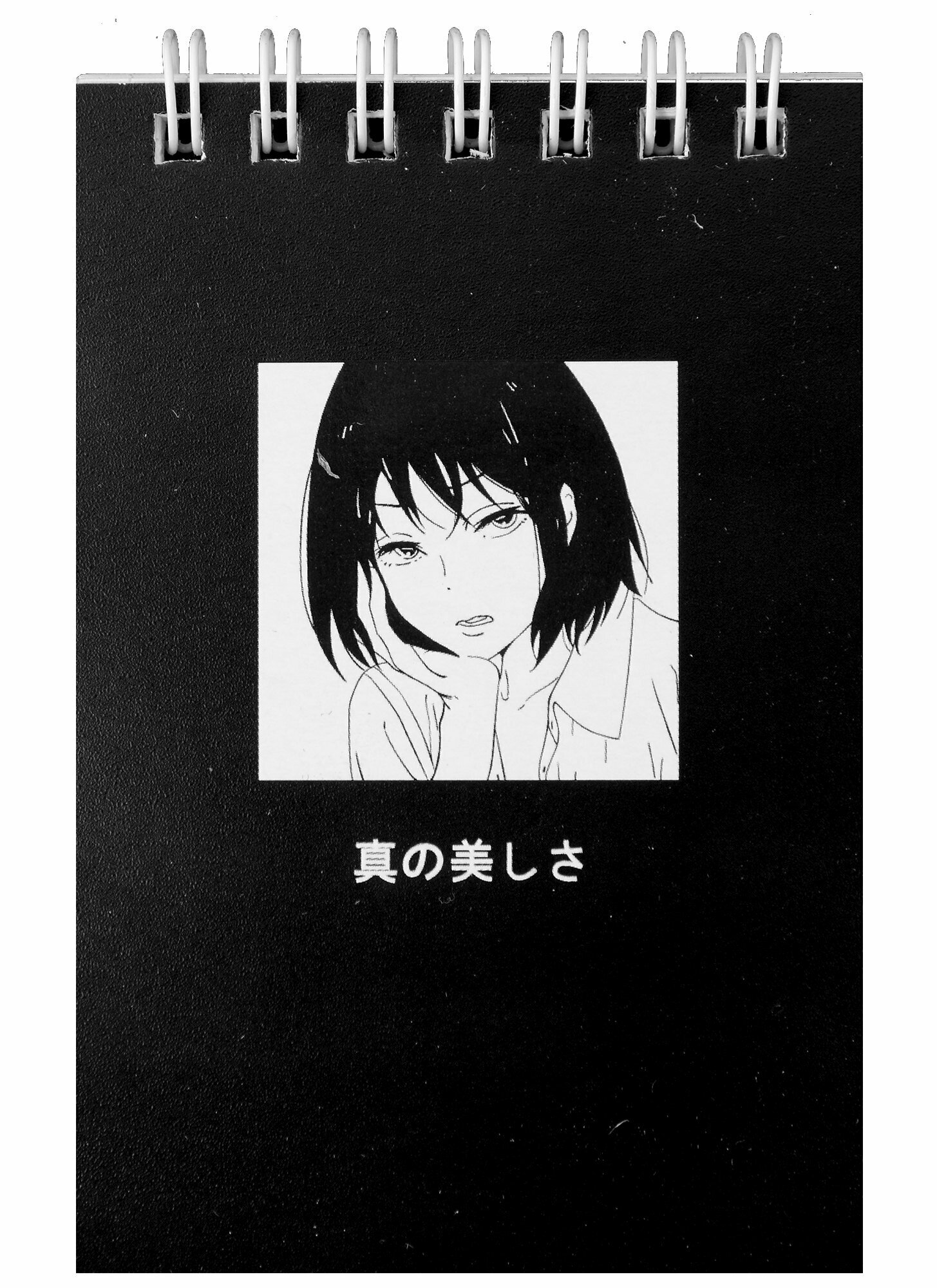 Блокнот А7 60л кл. "Аниме. Девушка (Дзё)" спираль, УФ лак