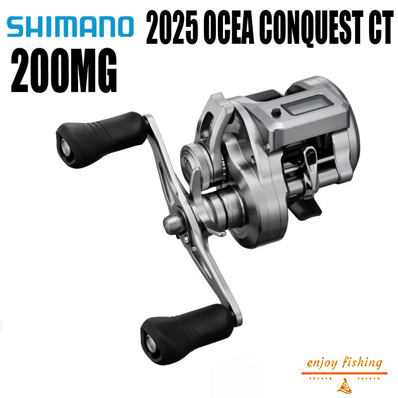 2025 Shimano Ocea Conquest CT 200MG мультипликаторная катушка леворукая для джиговой ловли