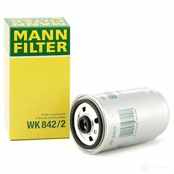MANN-FILTER WK 842/2 Фильтр топливный JCB 3CX, 4CX (дв. PERKINS)