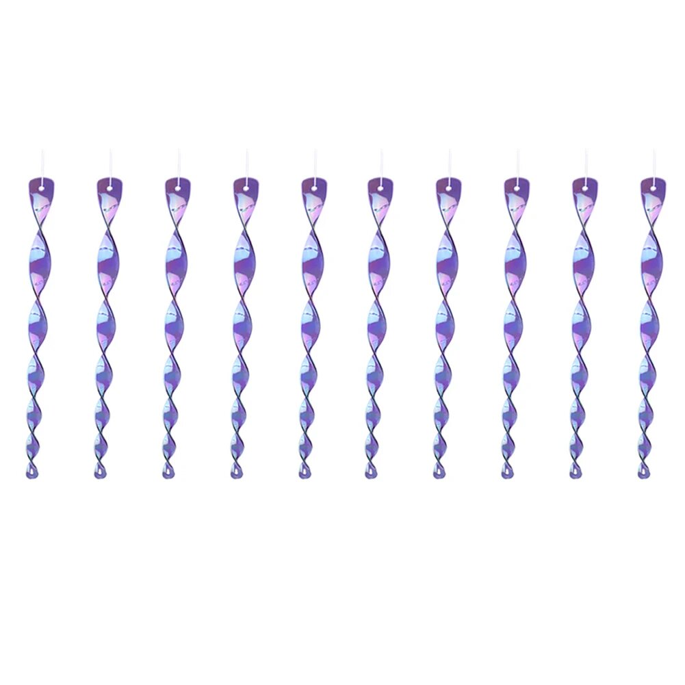 6/10 шт. отпугиватель птиц, вращающийся стержень, светоотражающий ветровой спиральный отпугиватель, устройство управления сельскохозяйственным отпугиванием птиц, садовые украшения, декор