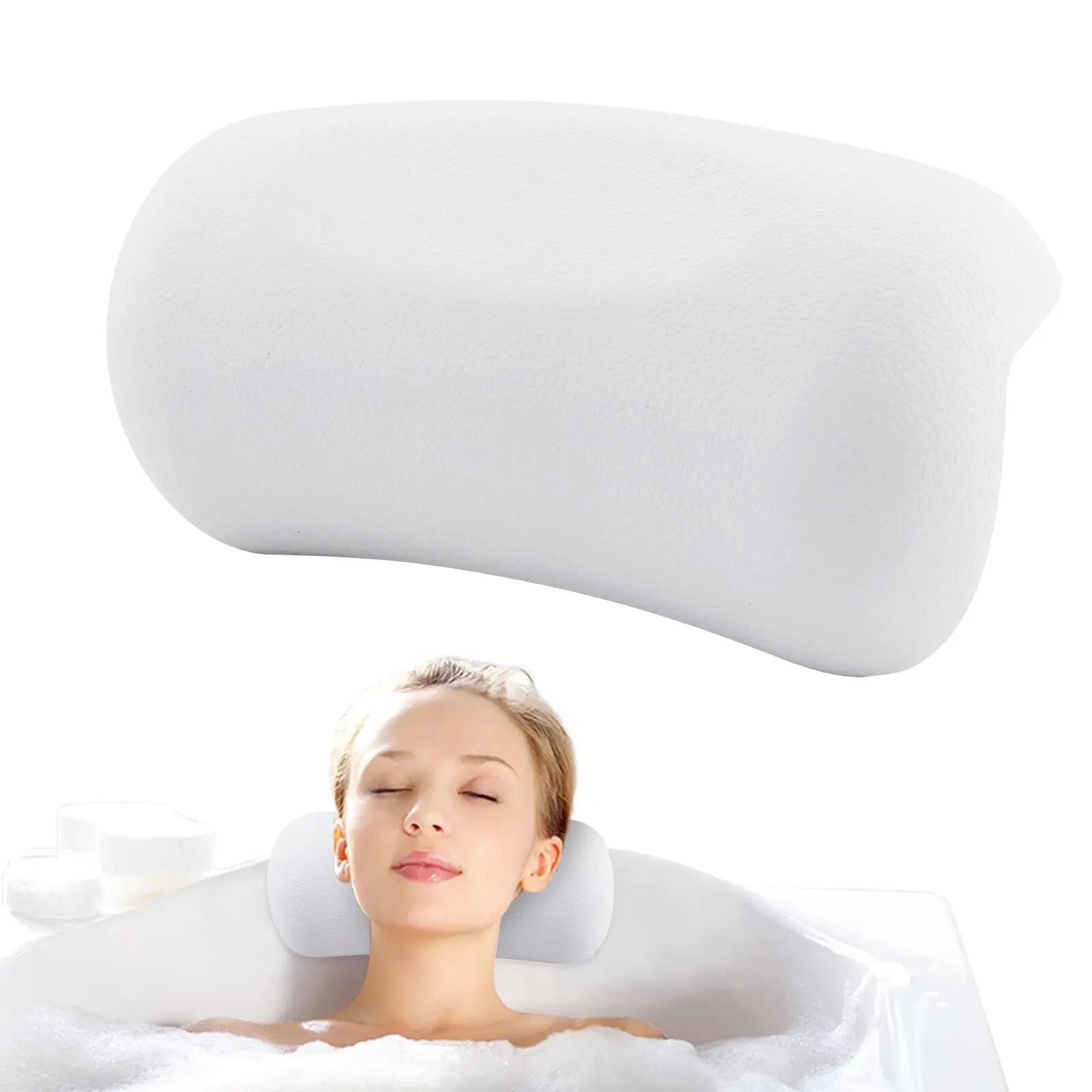 Подушка для ванны белая Ivory