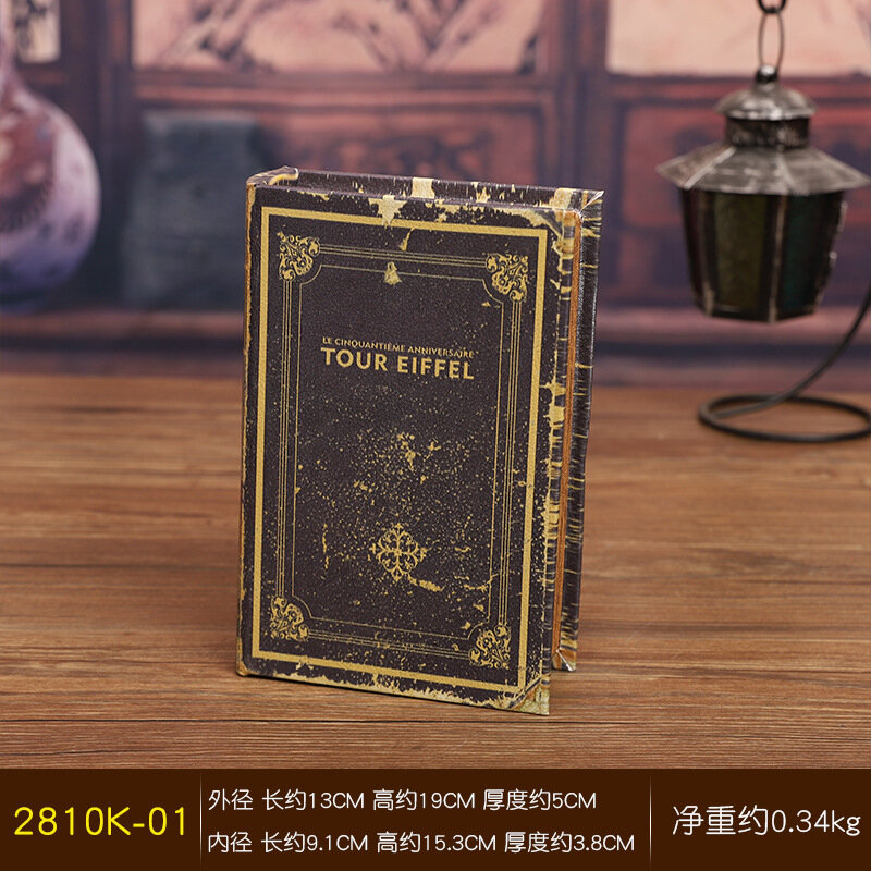 Имитация книги, модель книги для декора в кабинете, офисе, книжной полке, винтажная декоративная книга, реквизит для фотографии, ремесленная демонстрация