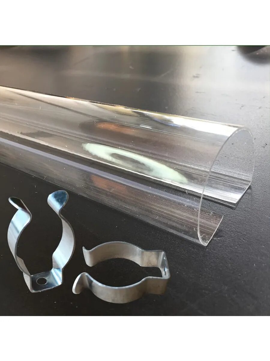 LED Лампа T5 T8 (прозрачная, со скобой, 1.2м)