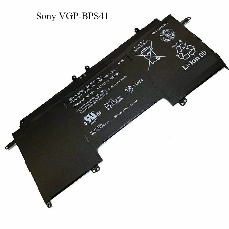 Аккумулятор для ноутбука Sony 3140.00 мАч, (VGP-BPS41)