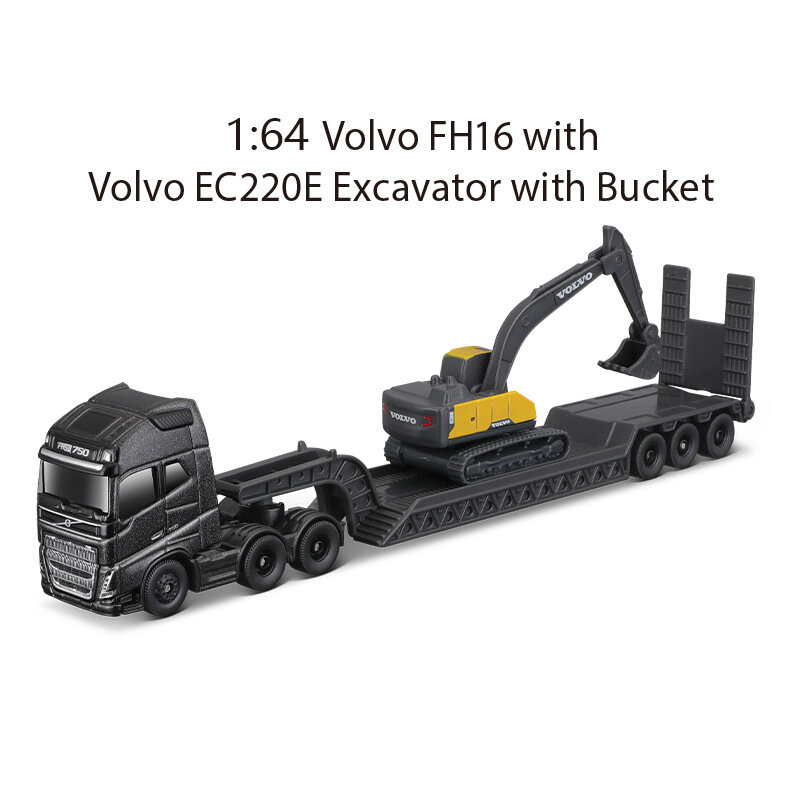 Модель автомобиля Maisto в масштабе 1:64, сборная модель прицепа, модель автомобиля из сплава, украшение, подарок для мальчиков, оптовая игрушечная машина