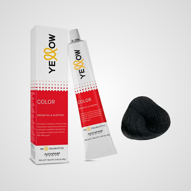 Ye Color Перманентная крем краска 5.53 100 мл YELLOW PROFESSIONAL Ye Color Permanent Coloring Cream Краска 100 мл