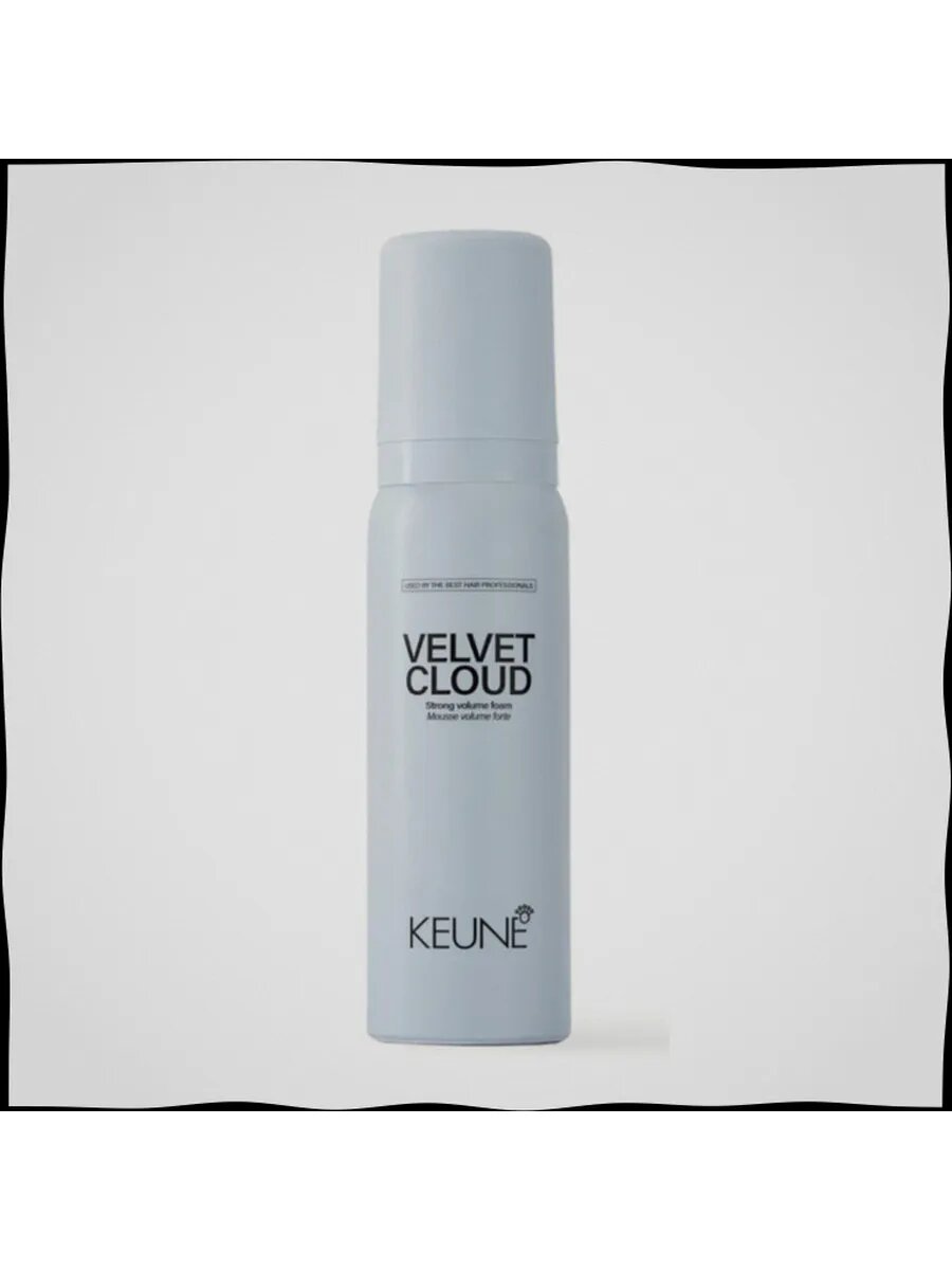 Мусс Keune "Velvet Cloud", сильная фиксация, термозащита, для объема, питание, 75мл