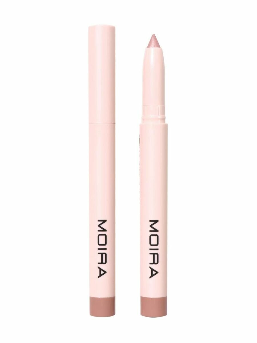 MOIRA Тени-карандаш для глаз Moira At Glance Stick Shadow, 1,5 г, 6 Сверкающий Розовый