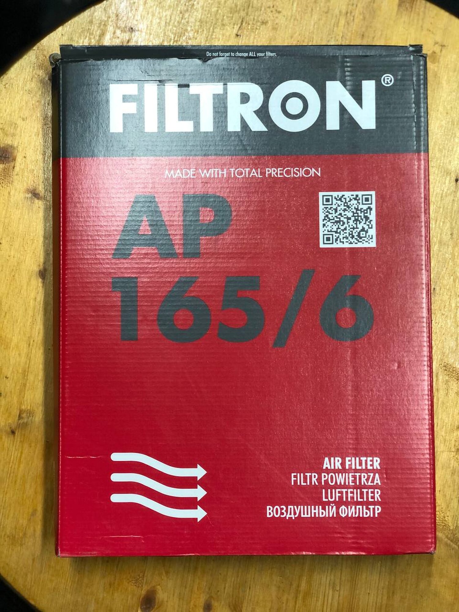Воздушный фильтр FILTRON AP165/6