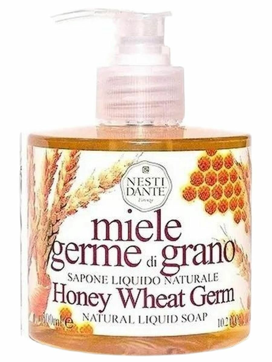 Nesti Dante, Honey & Wheat Germ, Жидкое мыло для рук и тела, 300 мл