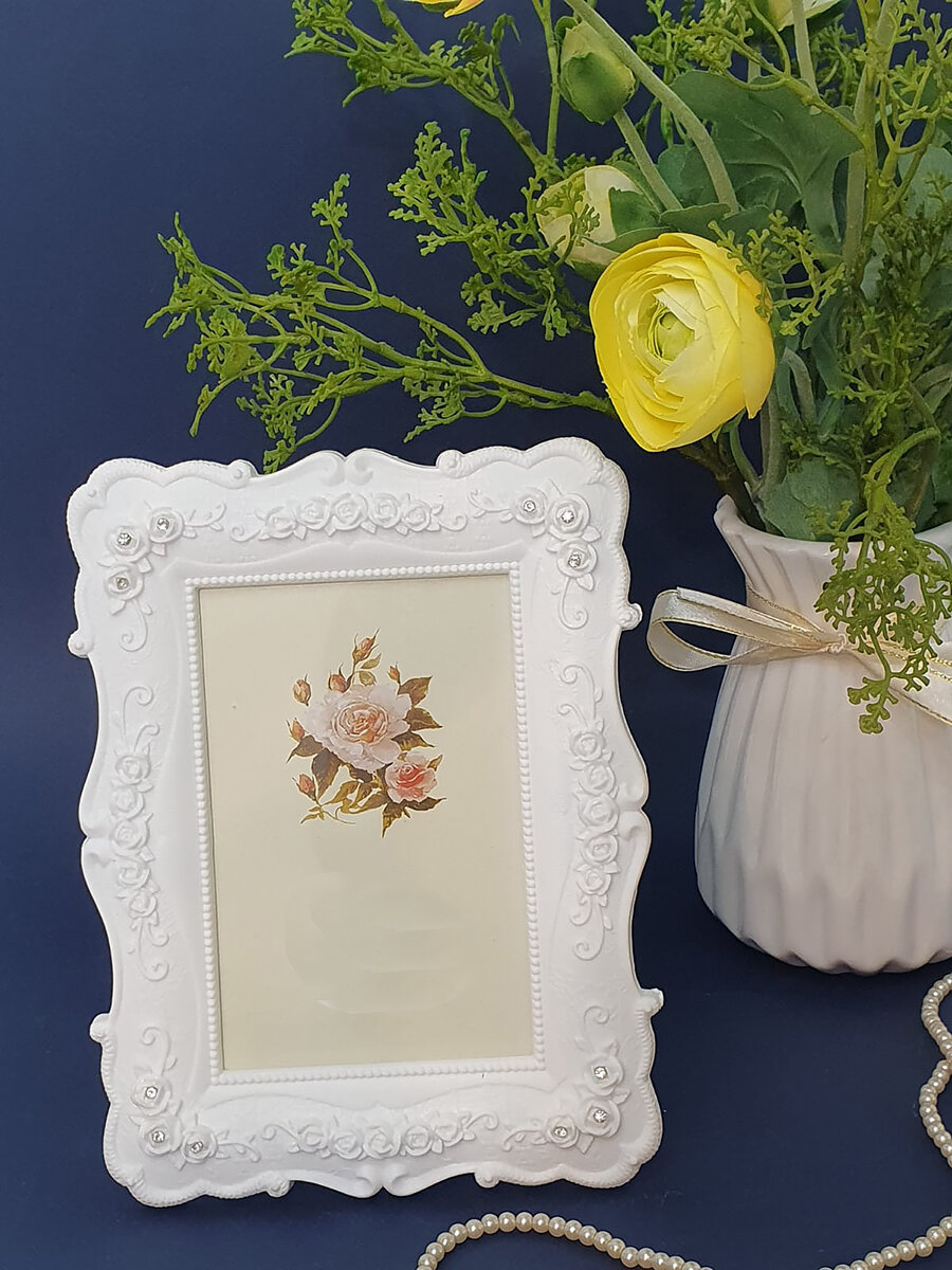 Винтажная рамка для фотографии 10х15 см, Барокко винтаж