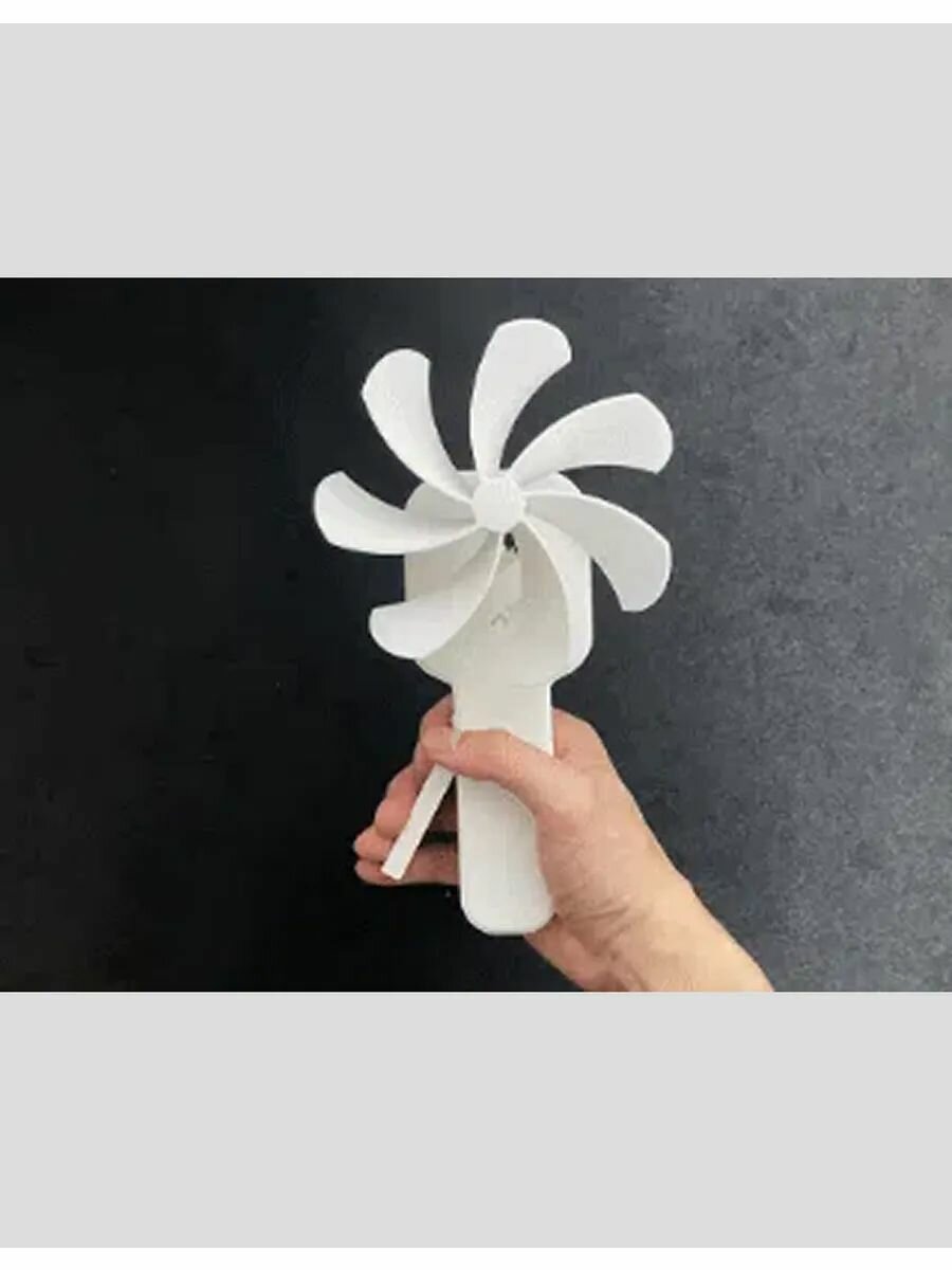 Ручной механический вентилятор 3D печать из пластика
