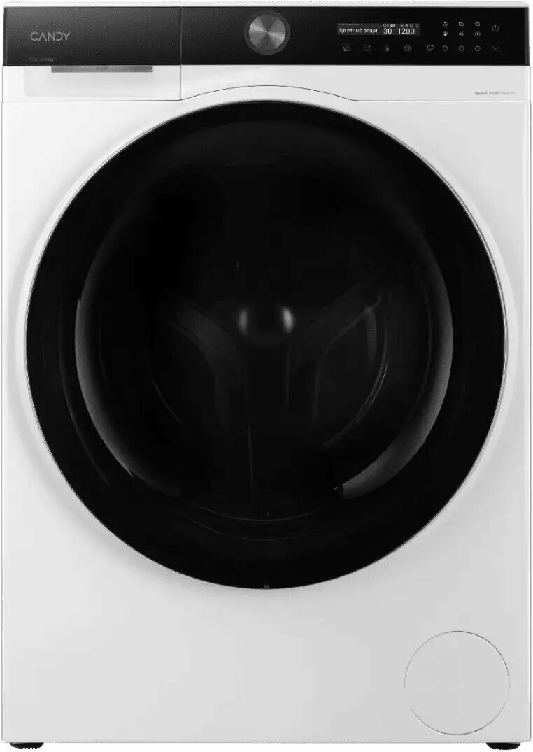 Узкая стиральная машина CANDY ULTIMO C37W4 27MBBW-07, 7кг, с паром и инверторный мотор
