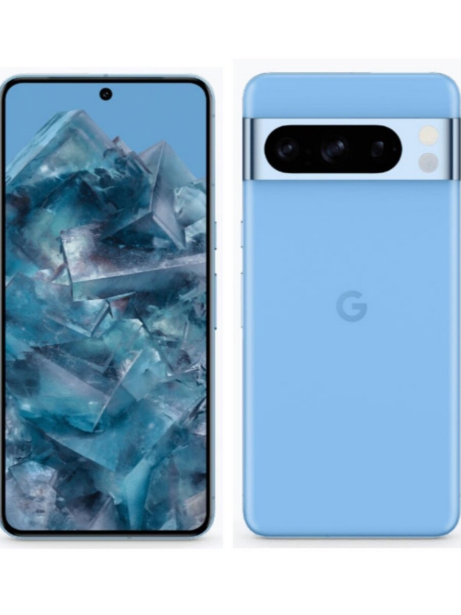 Смартфон Google Pixel 8 Pro 5G 12GB+128GB Blue 3120x1440px 6.7-inch screen