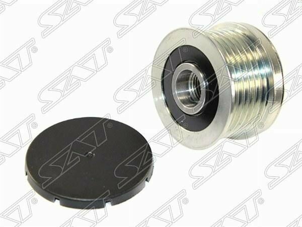 Шкив генератора SAT ST-6621553315 SSANG YONG ACTION/KYRON/REXTON 2,0/2,7D 06-