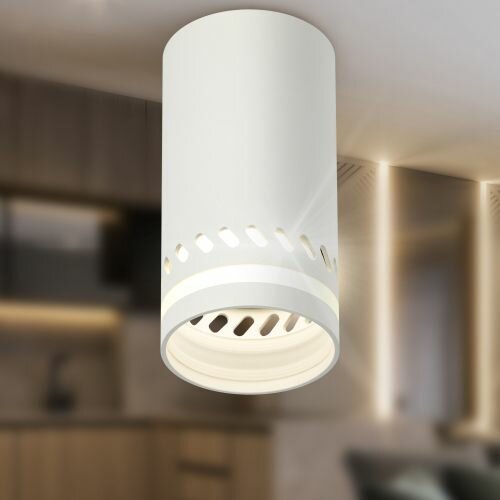 Светильник OL50 WH MR16 GU10 IP20 настен./потолочн. спот бел. Эра Б0059802