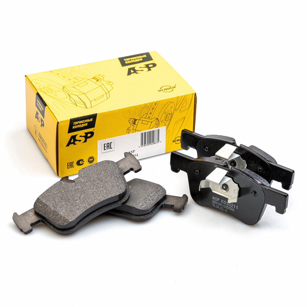 Колодки тормозные передние BMW 1F 20 2 3 F30 ASP K030211