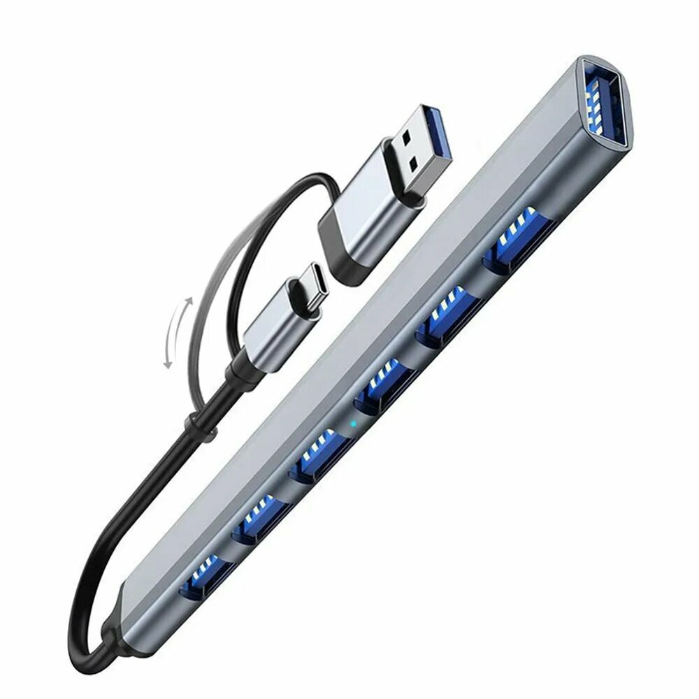 Расширитель USB 3,0 2-в-1 — фото 1