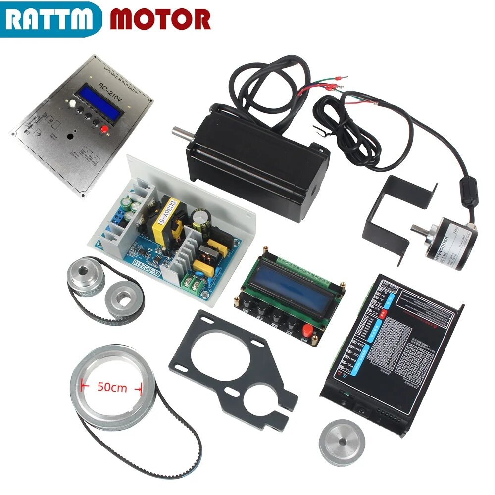 Комплект саморезного контроллера для токарного станка RATTMMOTOR CD-210V WM210V inner 50mm kit