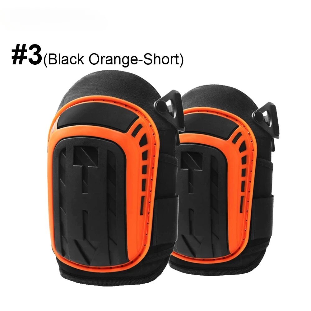 Наколенники гелевые Black Orange-Short для работы и сада