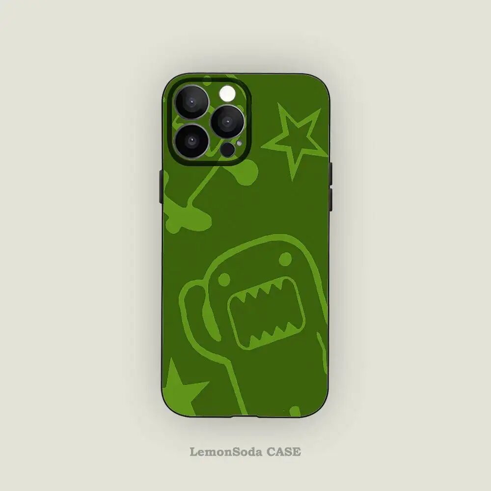 Чехол для iPhone 17 Domo Green, силикон, матовый