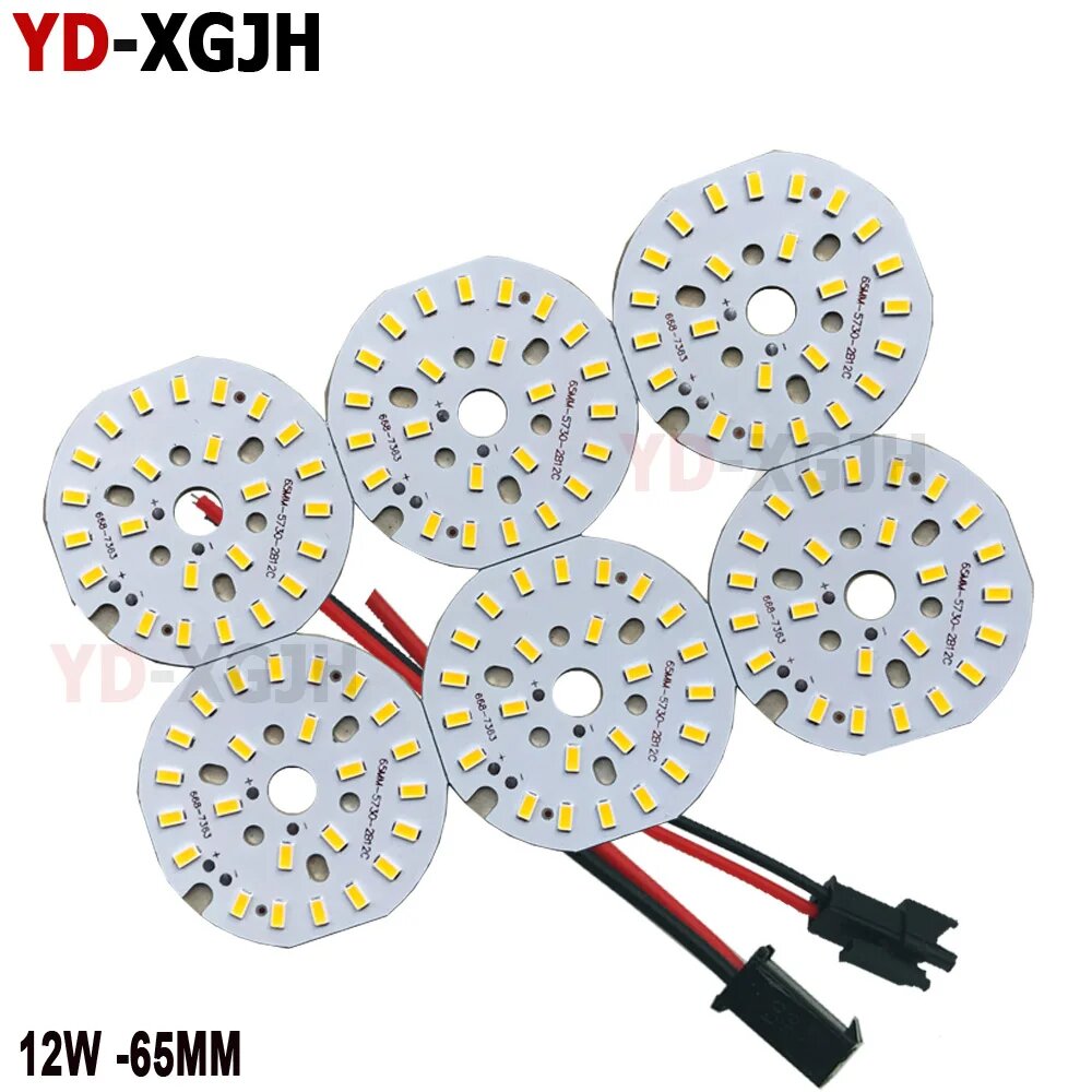 Светодиодная плата 5W 35MM, Warm White 3500K