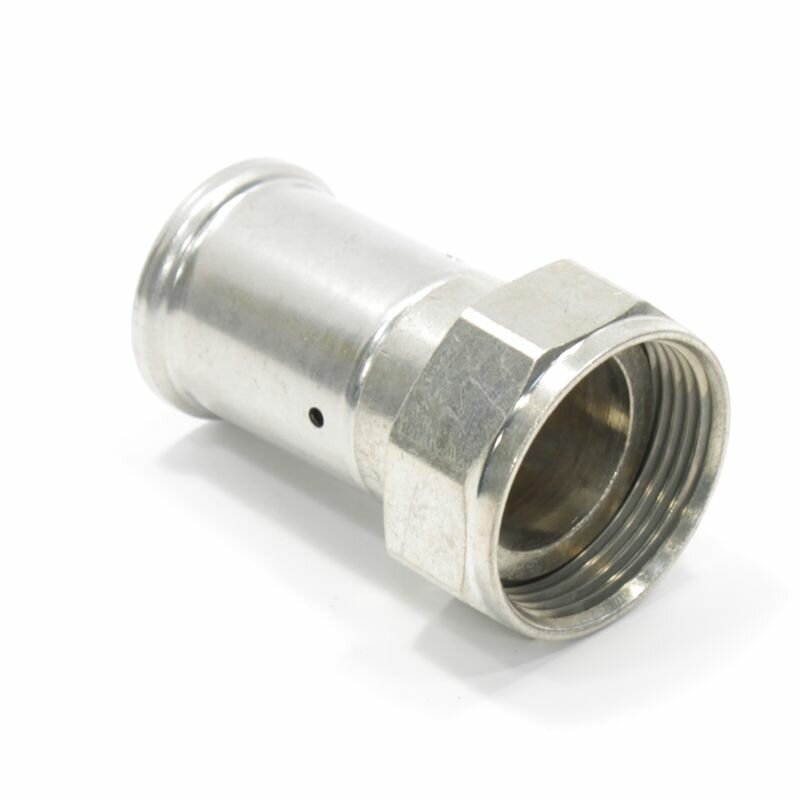Переходник 32-1 1/4", Henco P 26, пресс-резьба внутренняя, латунь, с накидной гайкой